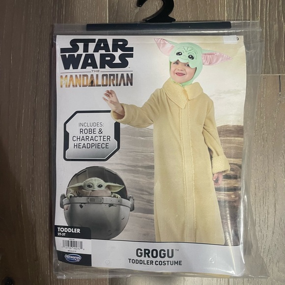 Jazwares | Costumes | Star Wars The Mandalorian Grogu Toddler Costume ...